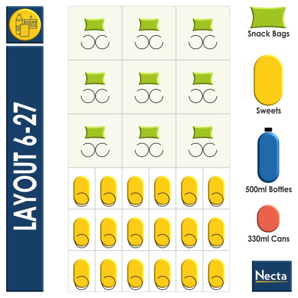 Necta SOPRANO Snack & Cold Drink Vending Machine